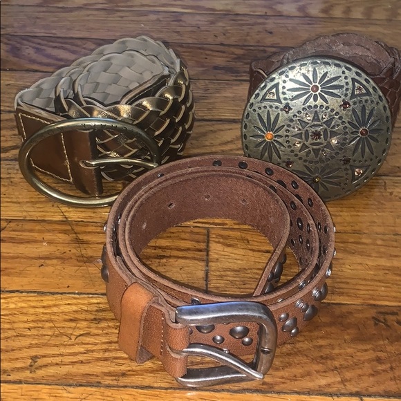 VARIOUS | Accessories | Three Belts | Poshmark